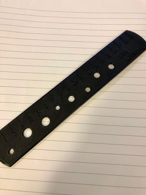 Free STL file Simple Ruler 20cm・3D printable object to download・Cults