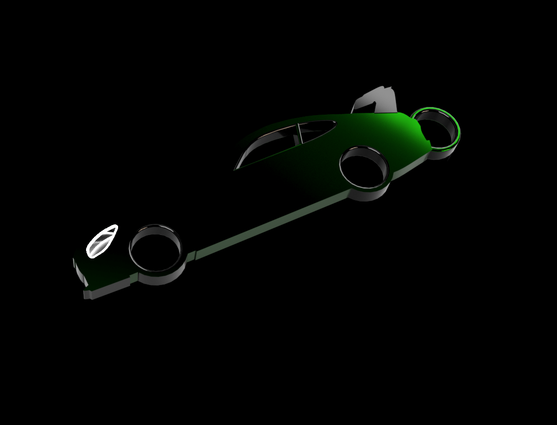 Free STL file Mercedes AMG GT R keychain・3D printable object to ...