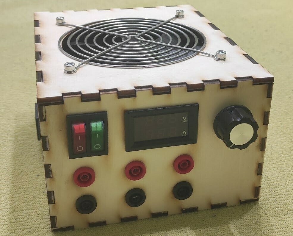 3D file Laser cut box - Lab bench power supply・3D printing design to ...