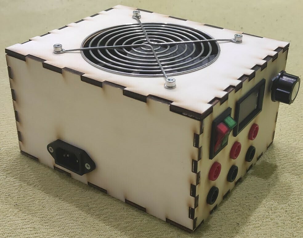 3D file Laser cut box - Lab bench power supply・3D printing design to ...