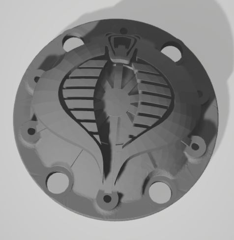 Free STL file Cobra Theme Diff Cover for WPL 1/18 and 1/14 trucks・3D ...