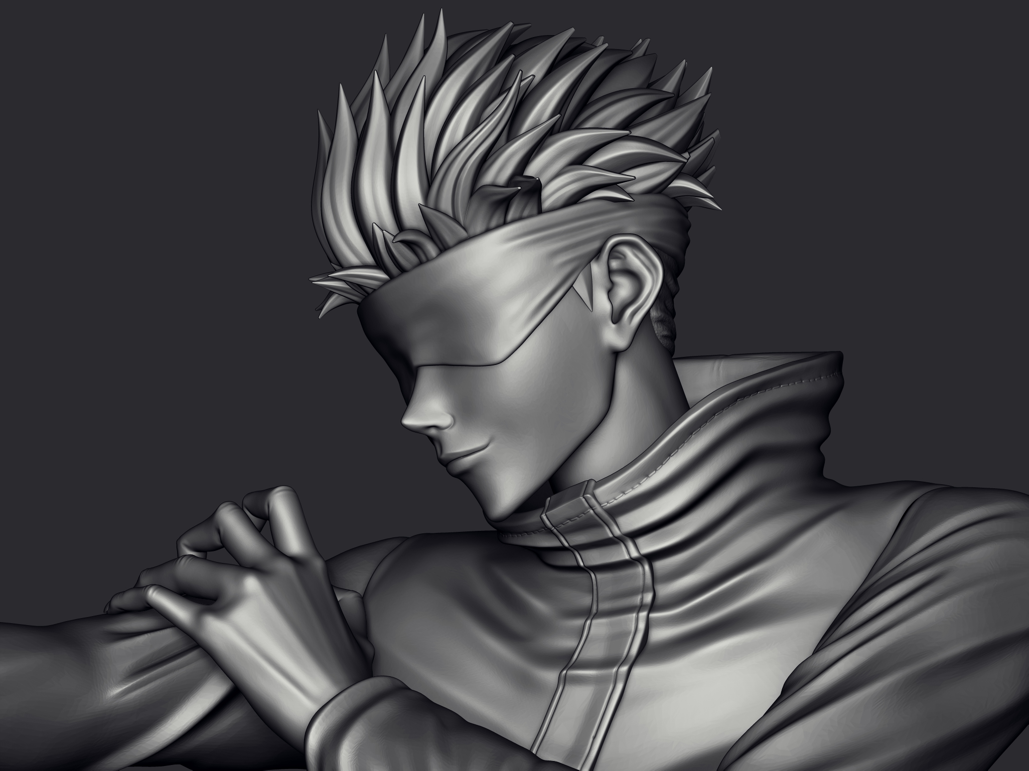STL-Datei Satoru Gojo von Jujutsu Kaisen 💬・3D-Druck-Idee zum ...