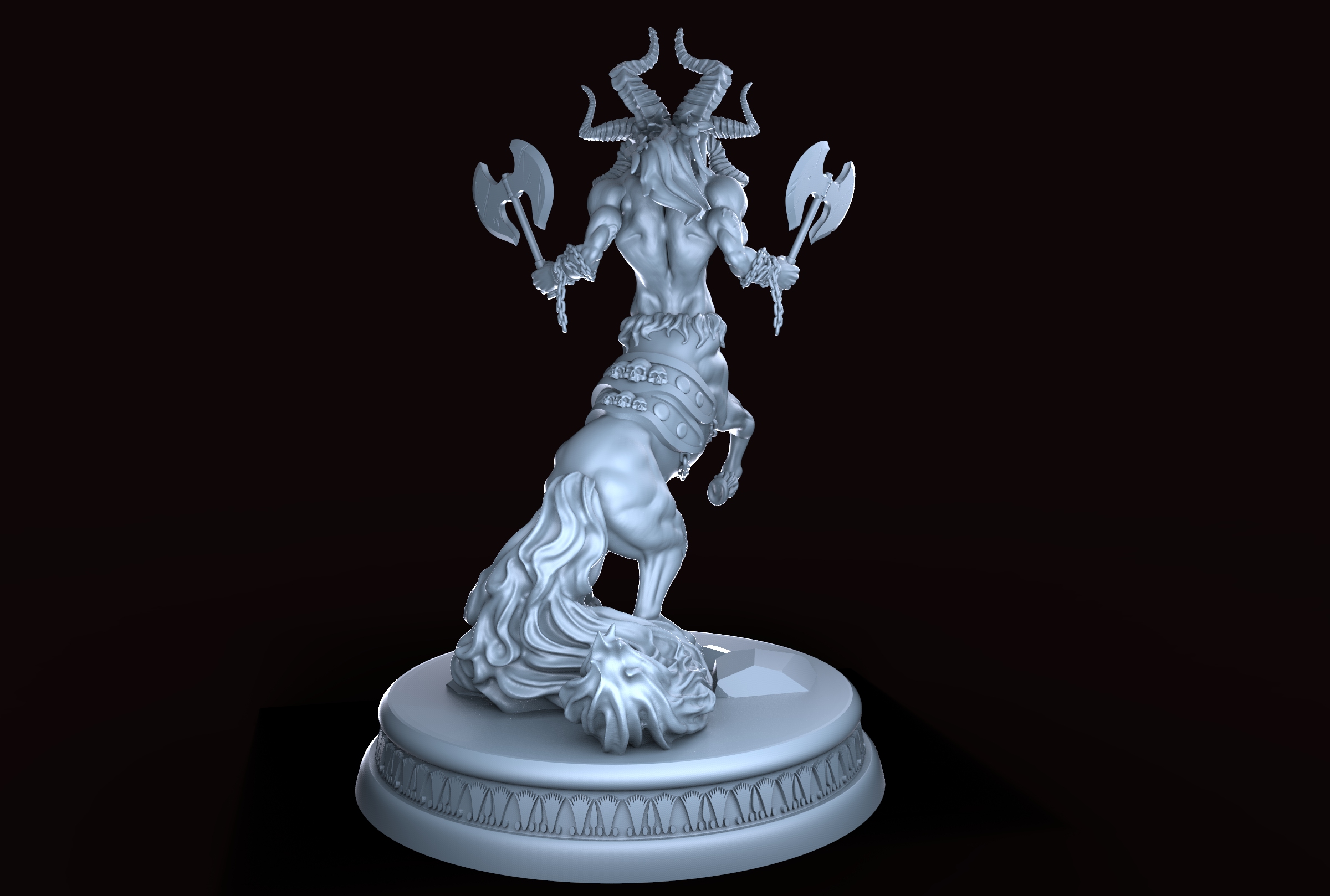 STL file Demon Centaur・3D printing model to download・Cults