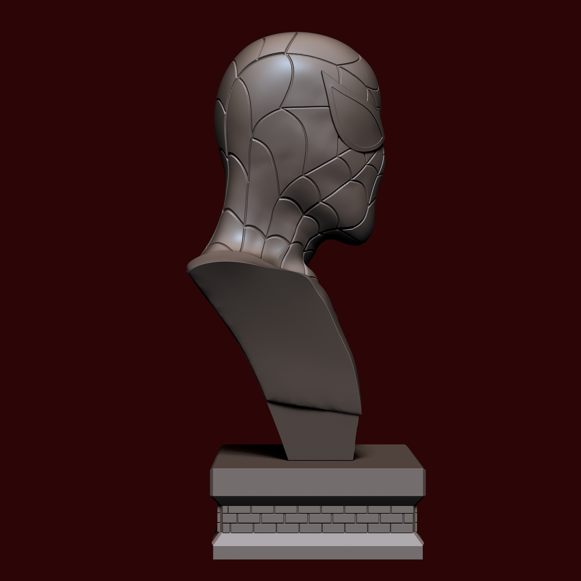 STL file Spider Man bust・3D printing idea to download・Cults