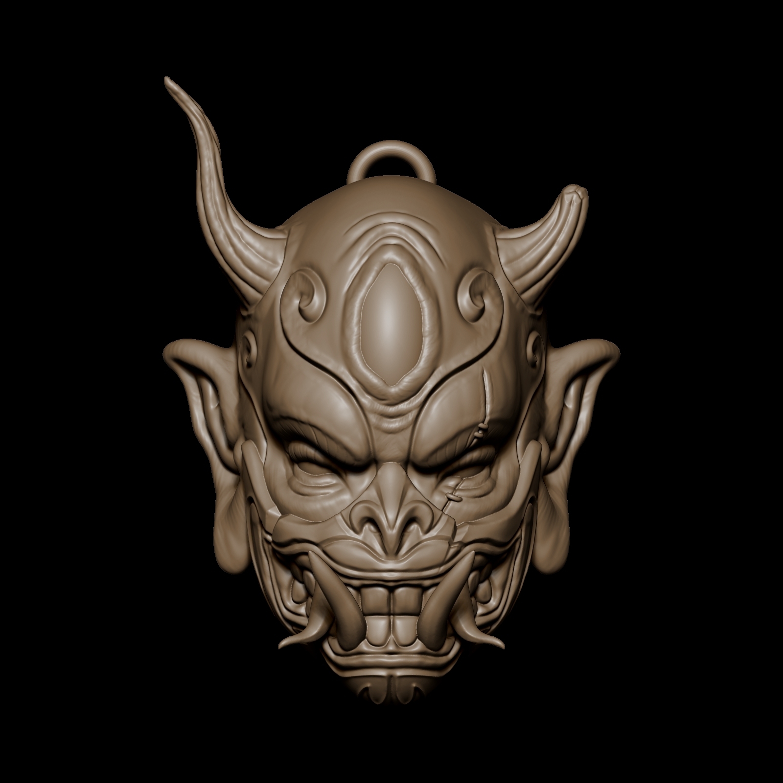 STL file Oni ornament・3D printable model to download・Cults