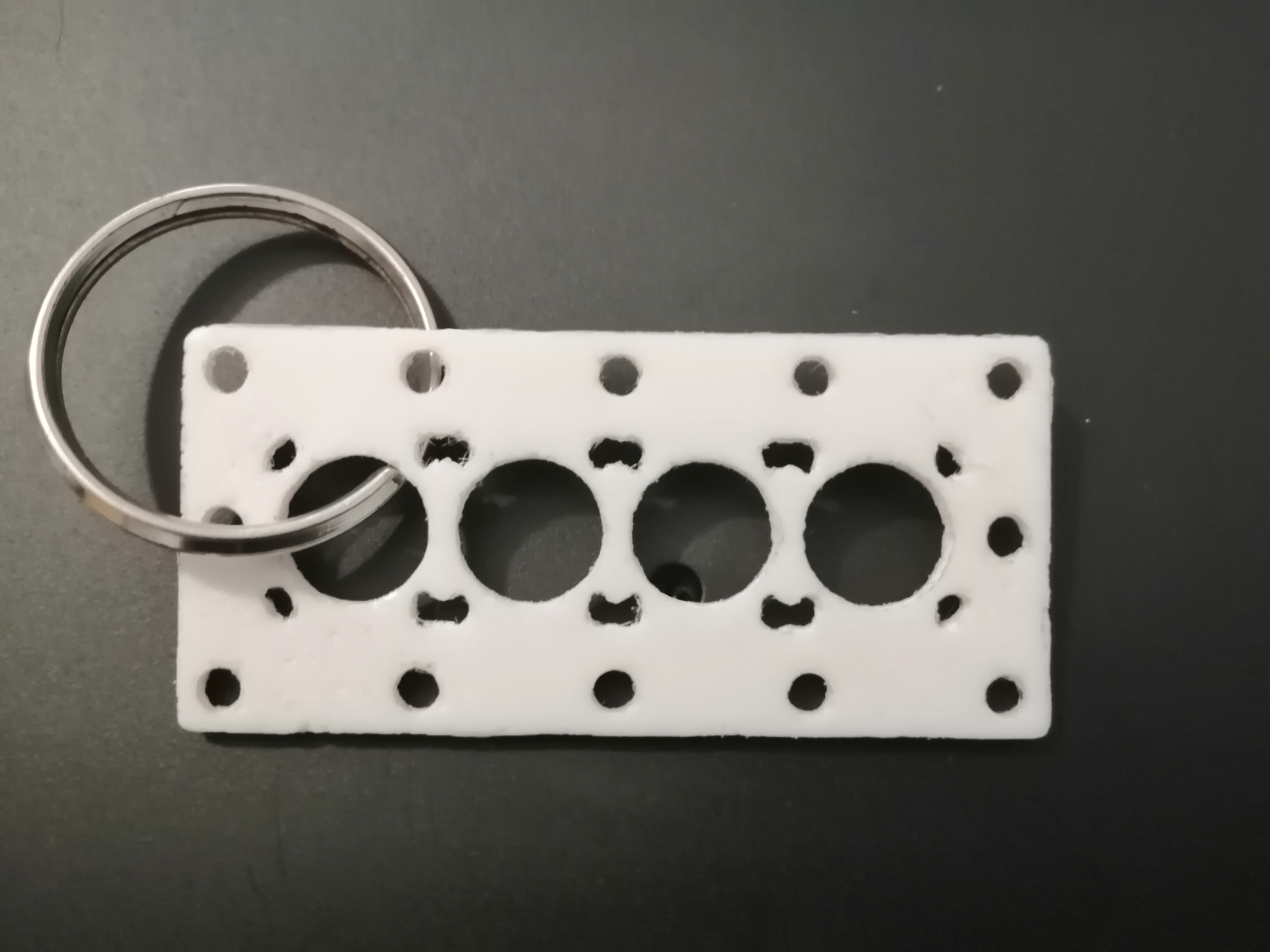 STL file cylinder head gasket key ring 🔑・3D printer design to download ...