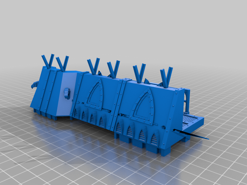 Free STL file Wall Parapet straight・3D printer model to download・Cults