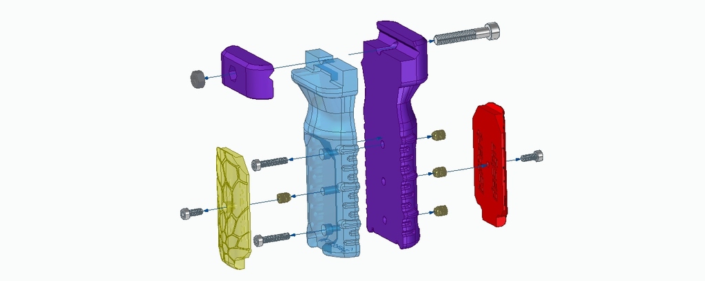 Archivo 3D gratis Nerf Gecko 2.0 VFG y AFG mejorados・Diseño de ...