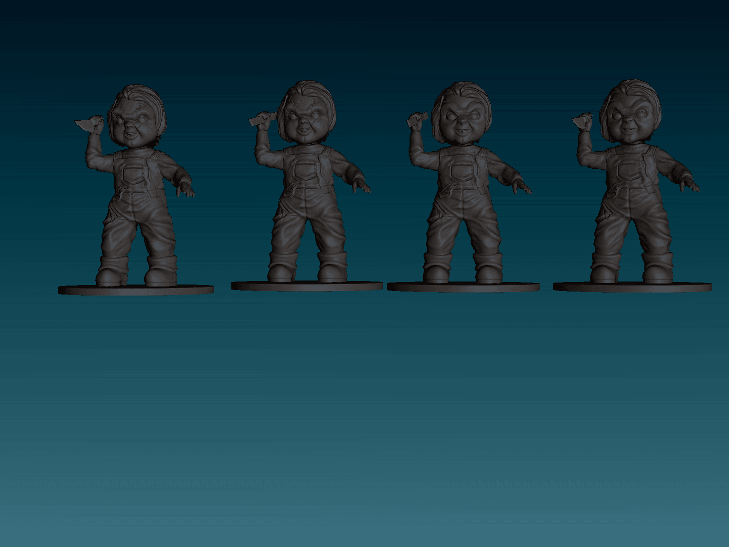 Archivo STL Figura de Chucky, Child's Play・Diseño para descargar y ...