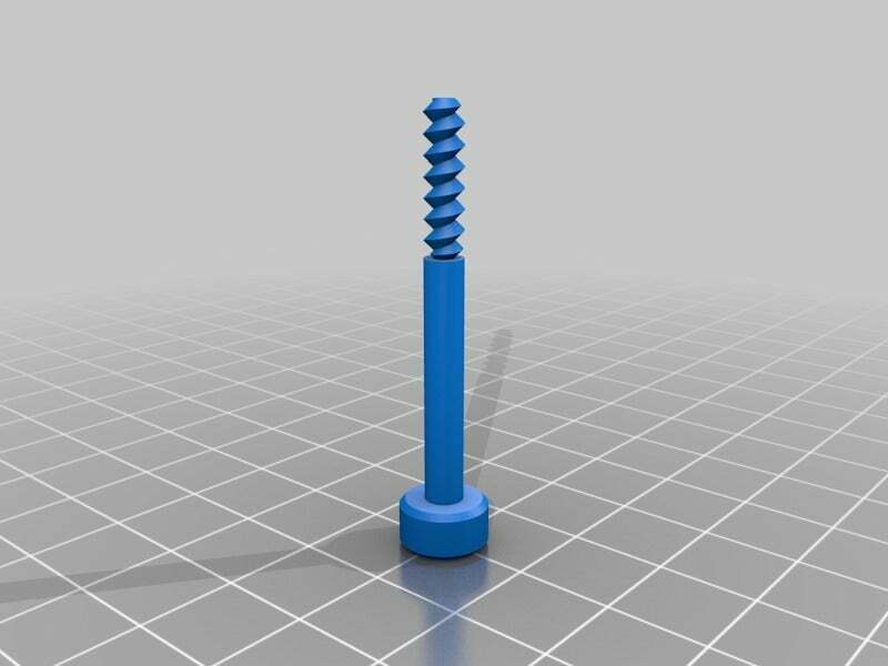 Free STL file 4mm Bolt for Attaching to picatiny/Weaver rail・Template ...