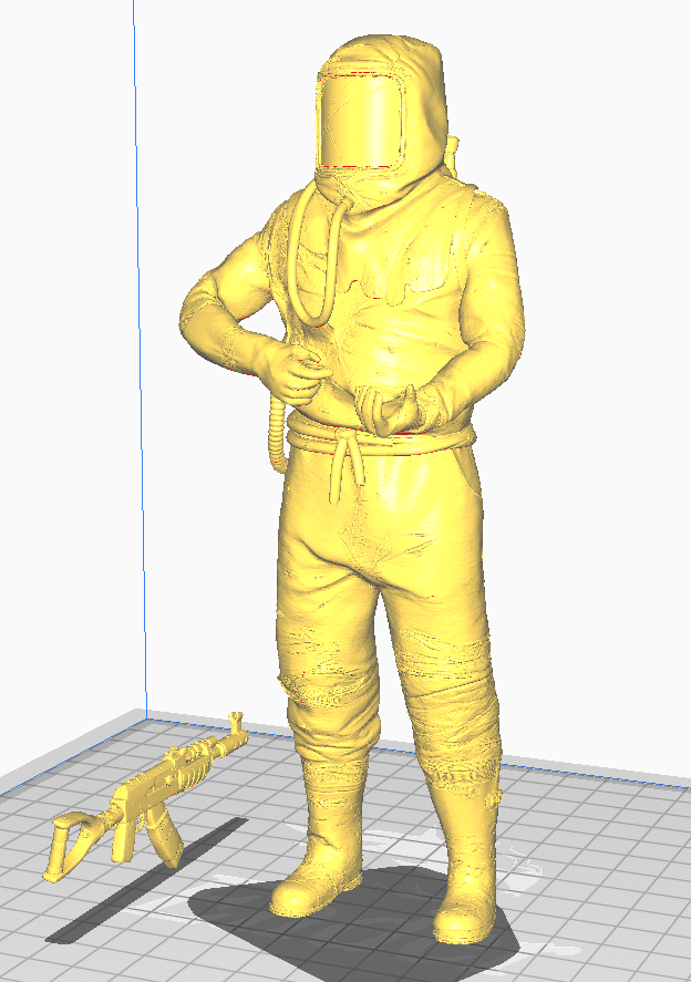 STL file Rust Hazmat with ak fanart 🎨・Model to download and 3D print・Cults
