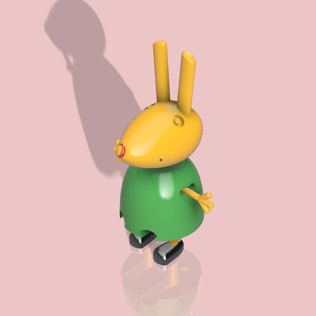 STL file REBECCA PEPPA PIG・3D print object to download・Cults