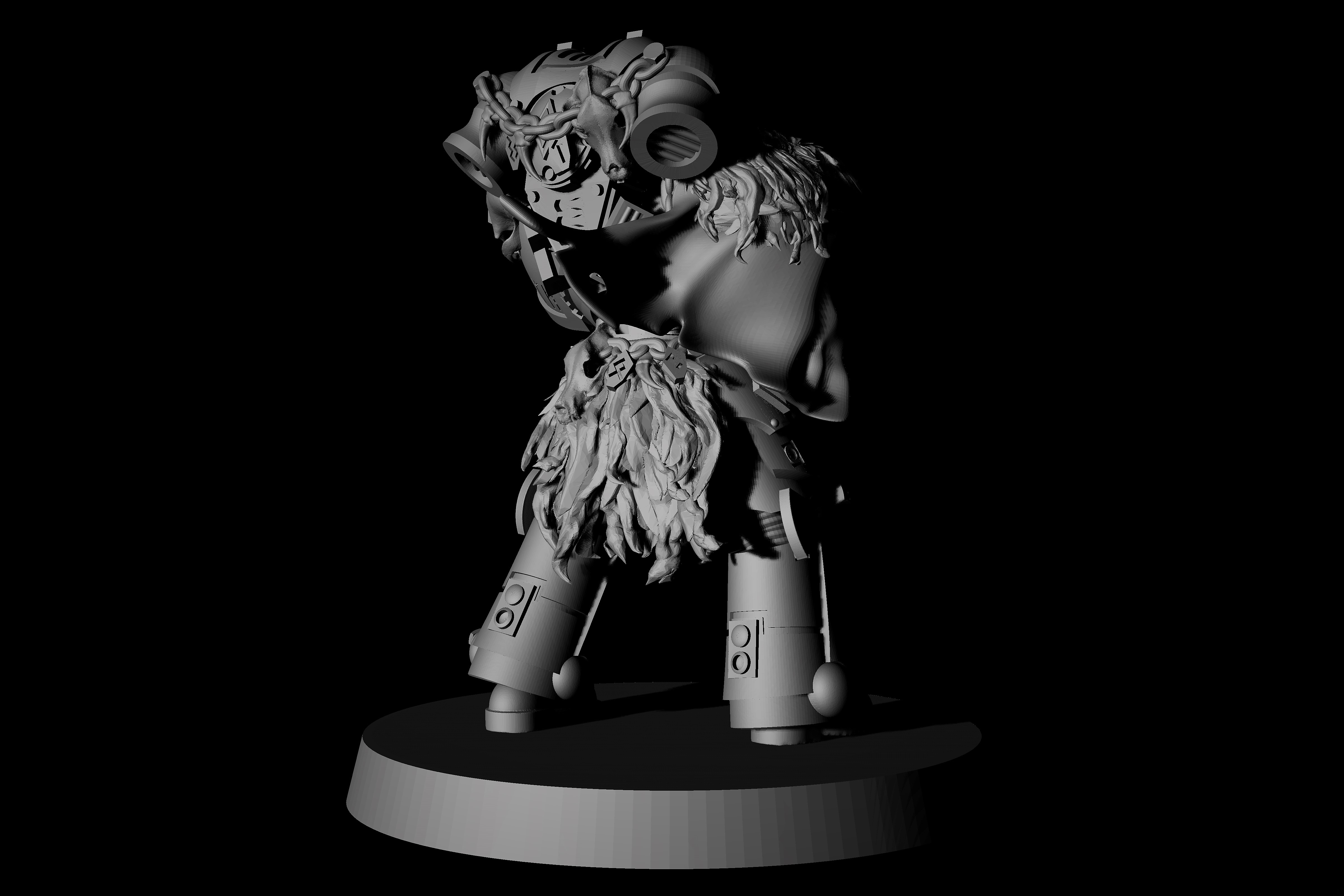 Free STL file Runic Marine 1 🐻・3D printable object to download・Cults