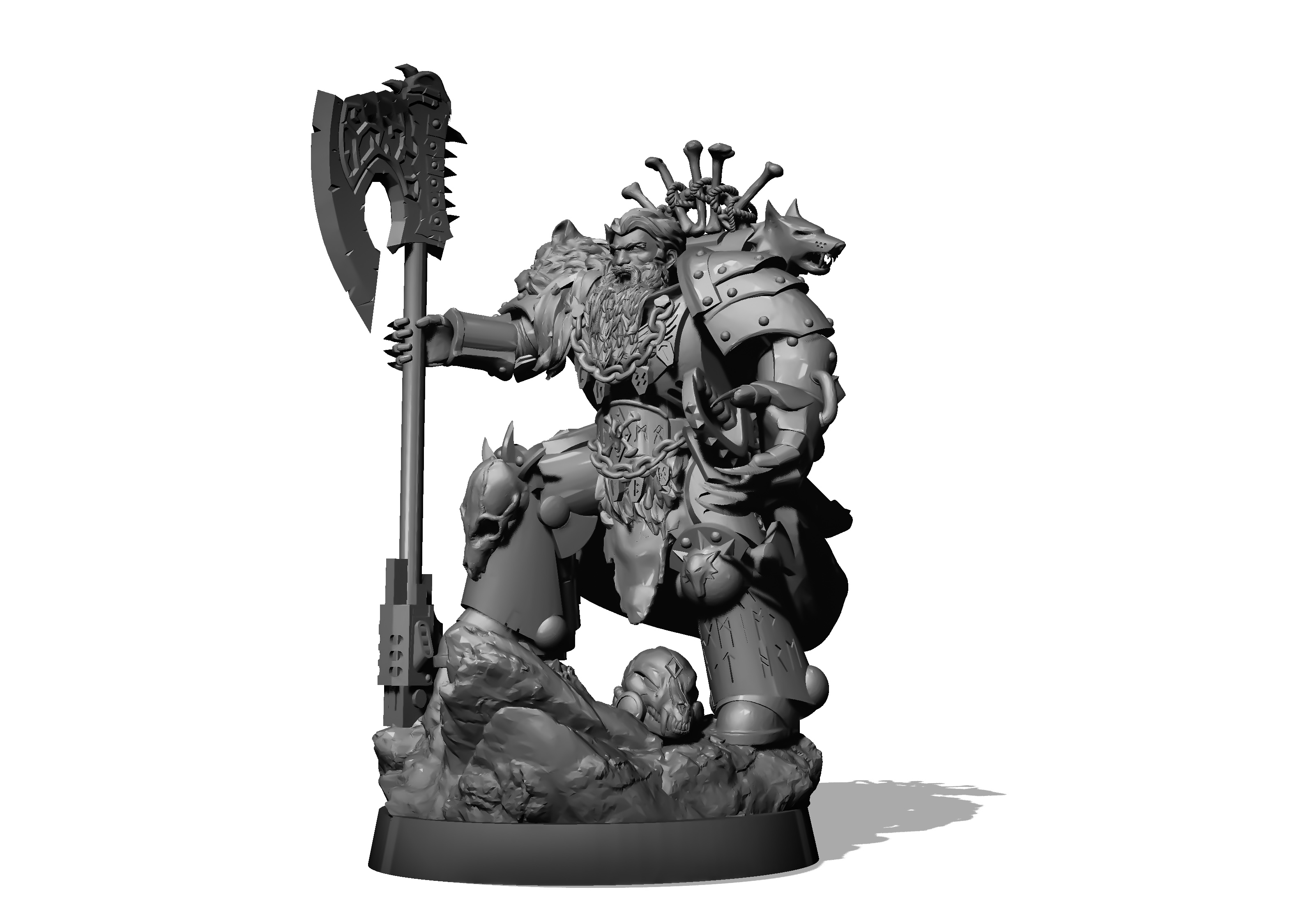 Free STL file Great Rune Chief - Solid Version・3D print design to ...