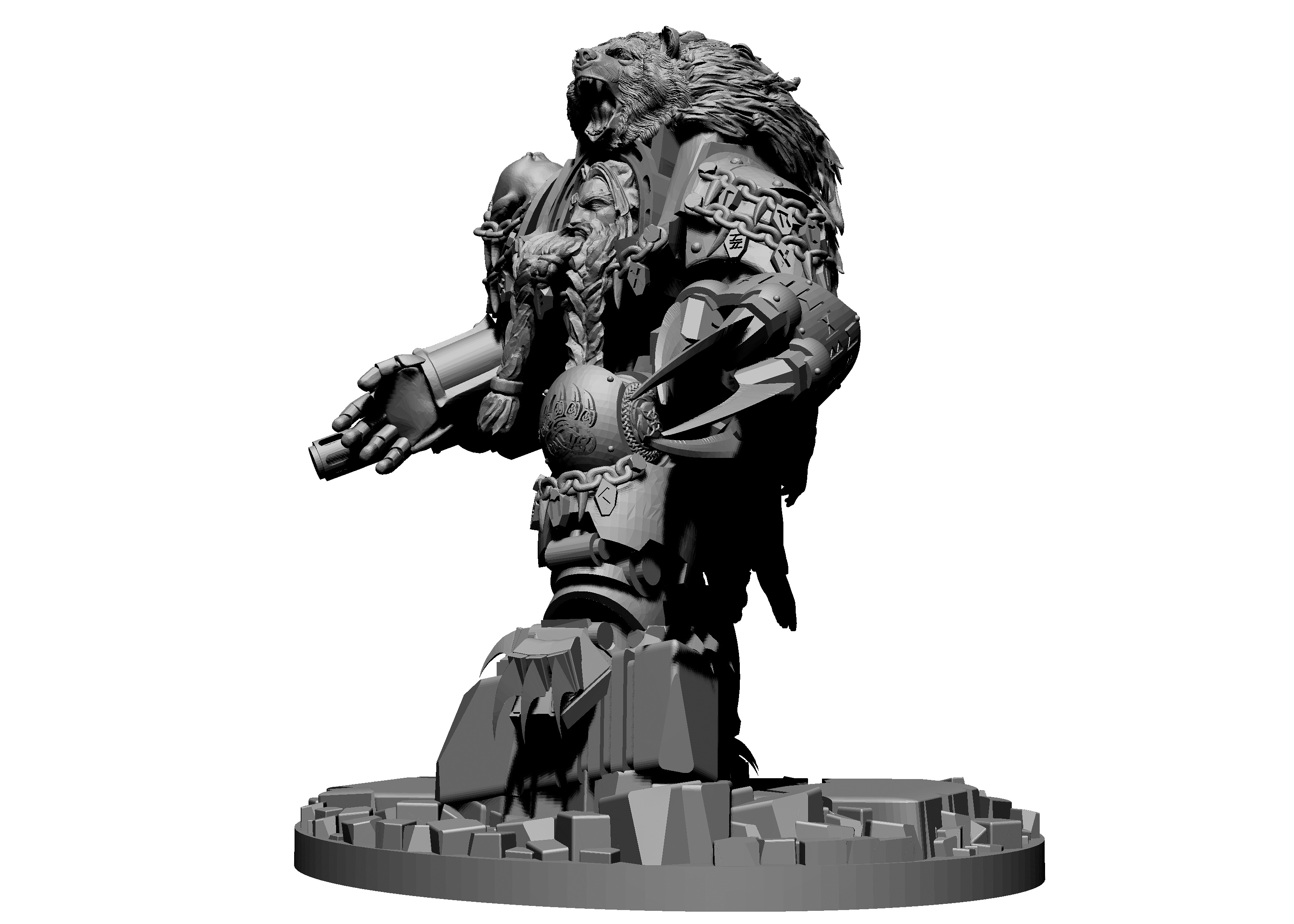 Free STL file Tyberius of the Red Dream・3D printing idea to download・Cults