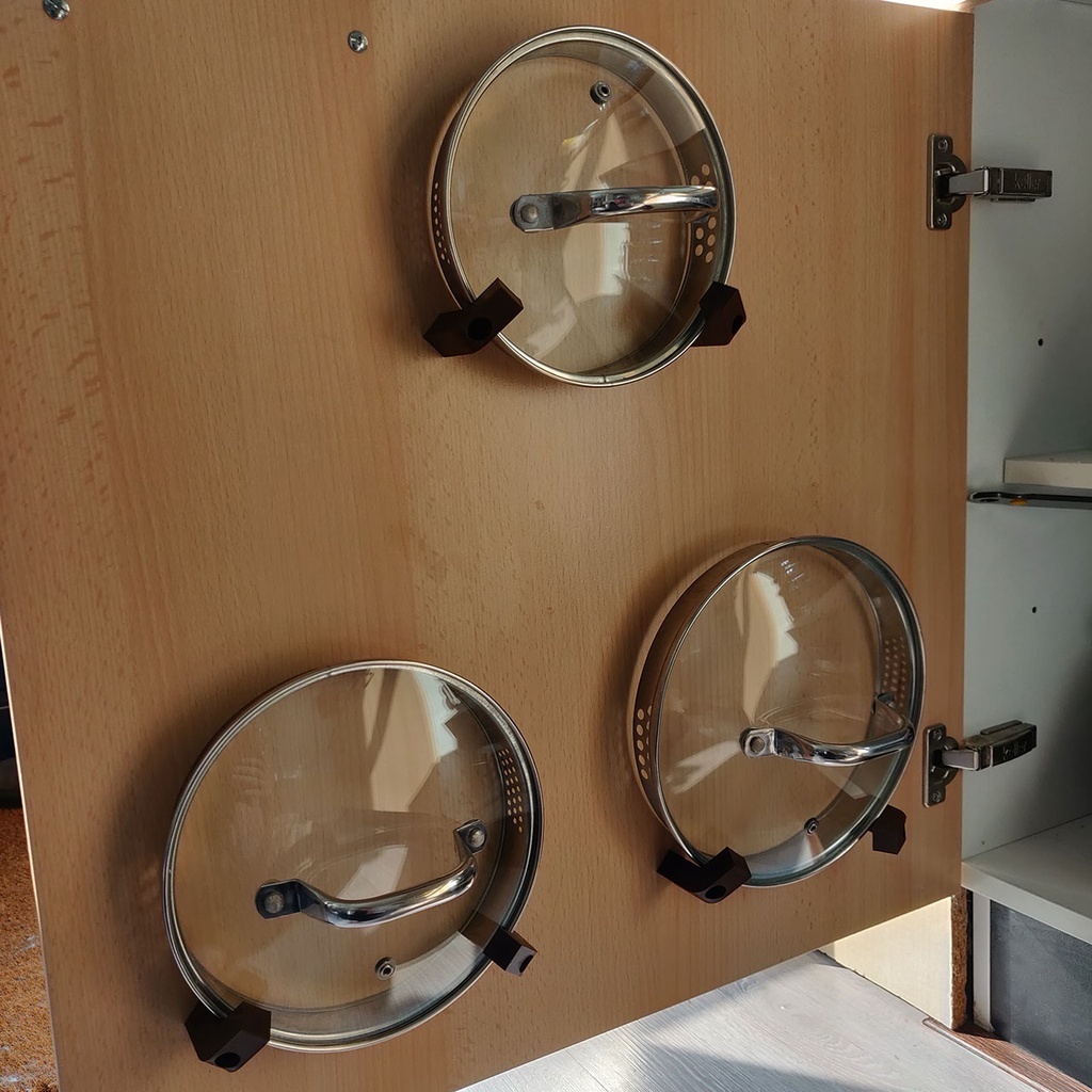 Free STL file Customizable cupboard pan lid organizer (hole fix ...