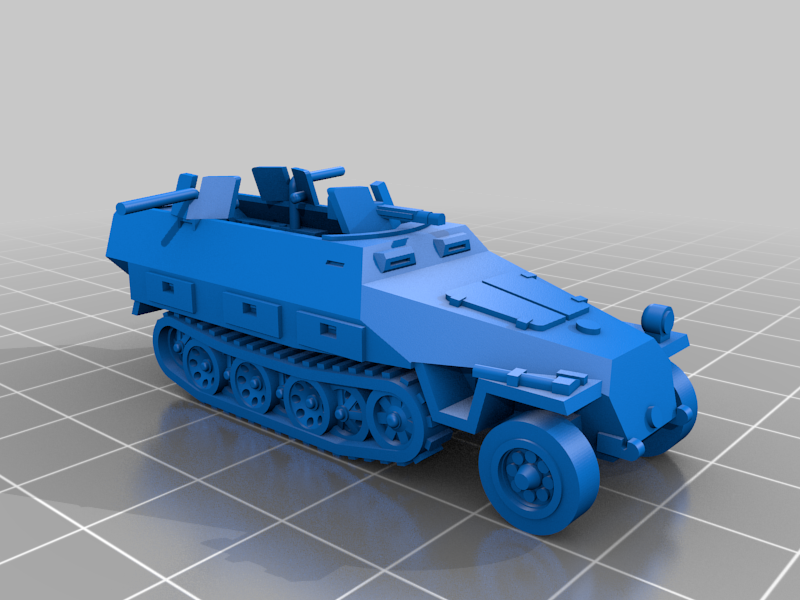 Free 3d File Sdkfz 25116 Flame Tank Flammpanzerwagen・3d Print Object To Download・cults 