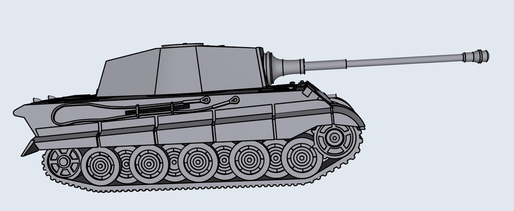 Free 3D file Tiger II・3D printable model to download・Cults