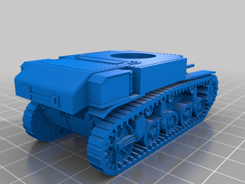 Free 3D file M3A1 Stuart・3D printer design to download・Cults