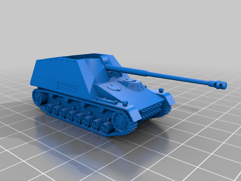 Free 3D file Nashorn Tank Hunter 🪖・Design to download and 3D print・Cults
