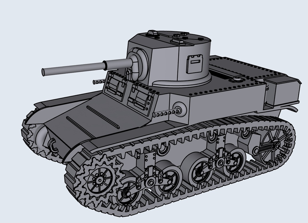 Free 3D file M3A1 Stuart 🎲・3D printer design to download・Cults
