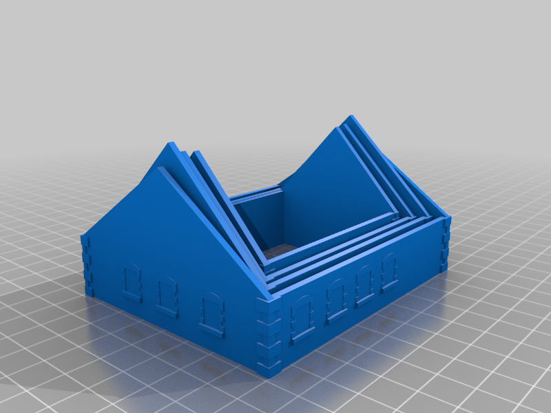 Free 3D file Stackable Village Flames of war terrain・3D printable model ...