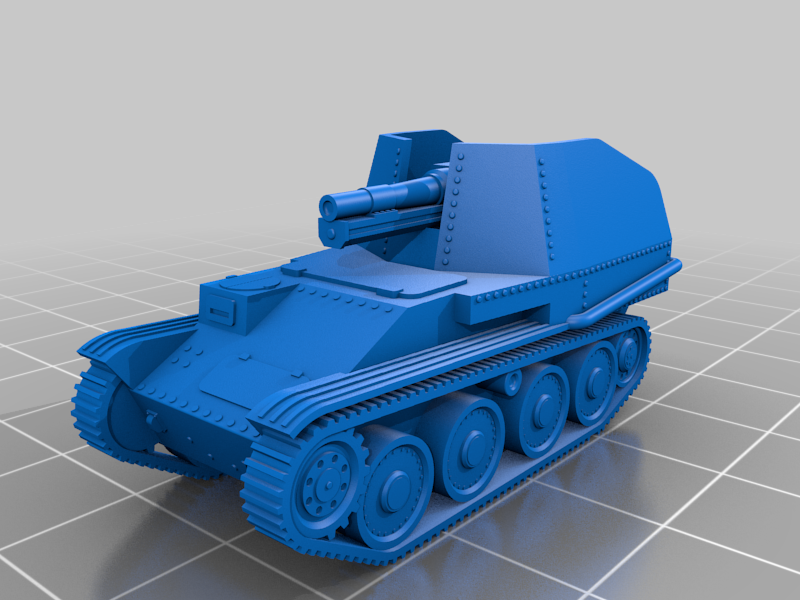 Free 3D file Grille Ausf. M self propelled howitzer・3D printable model ...
