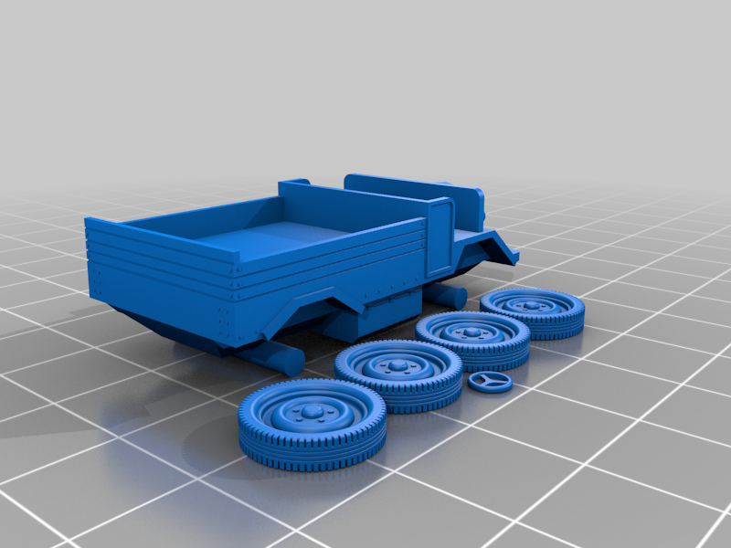 Free 3D file Airborne cut down Morris C8 Quad Tractor・3D printer model ...