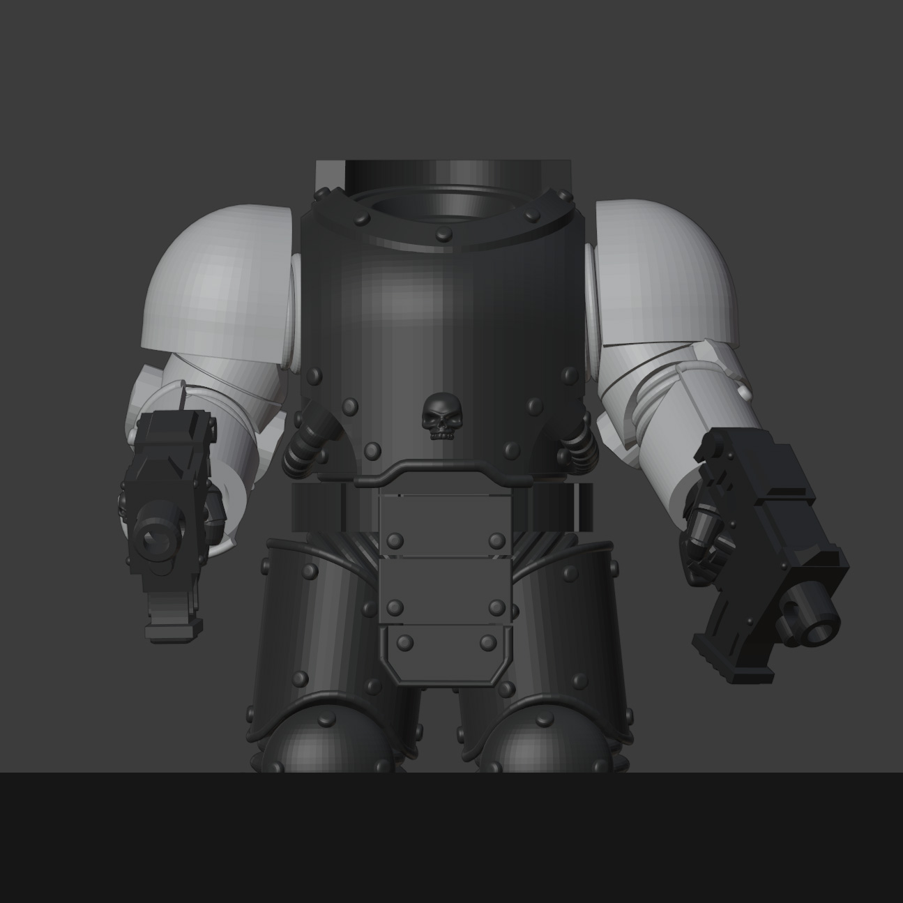 STL file posed arms truescale rivet armor x11 🎲・3D printable design to ...