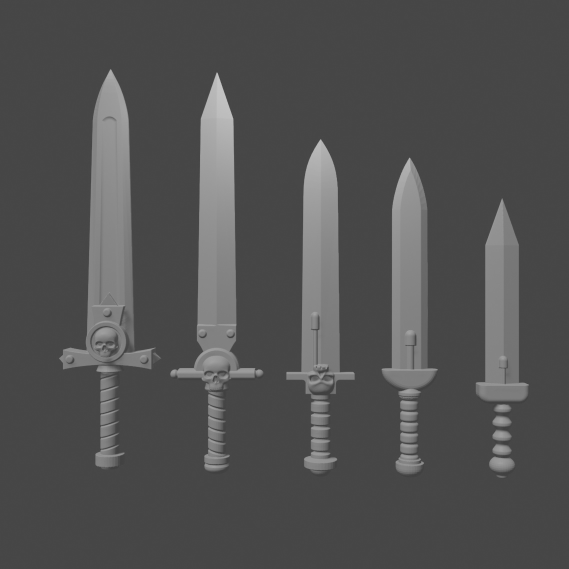 Free STL file Powerswords 🎲・3D printable design to download・Cults