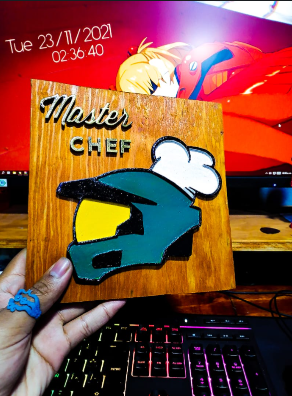 Fichier STL MASTERCHEF (POSTER)・Design pour imprimante 3D à télécharger ...