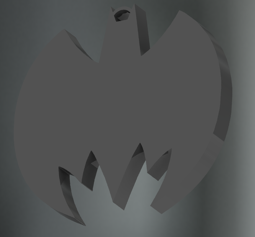 STL file BATMAN 1986'S LOGO 🗝️・3D print design to download・Cults