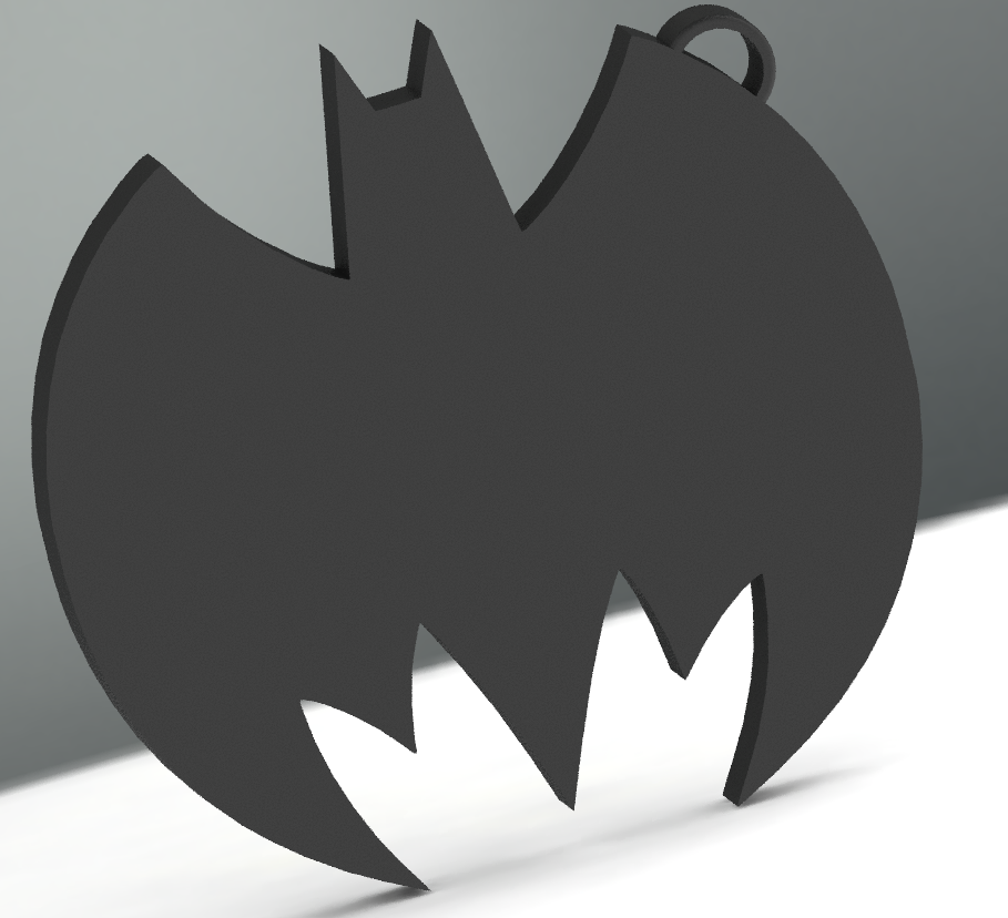 STL file BATMAN 1986'S LOGO 🗝️・3D print design to download・Cults