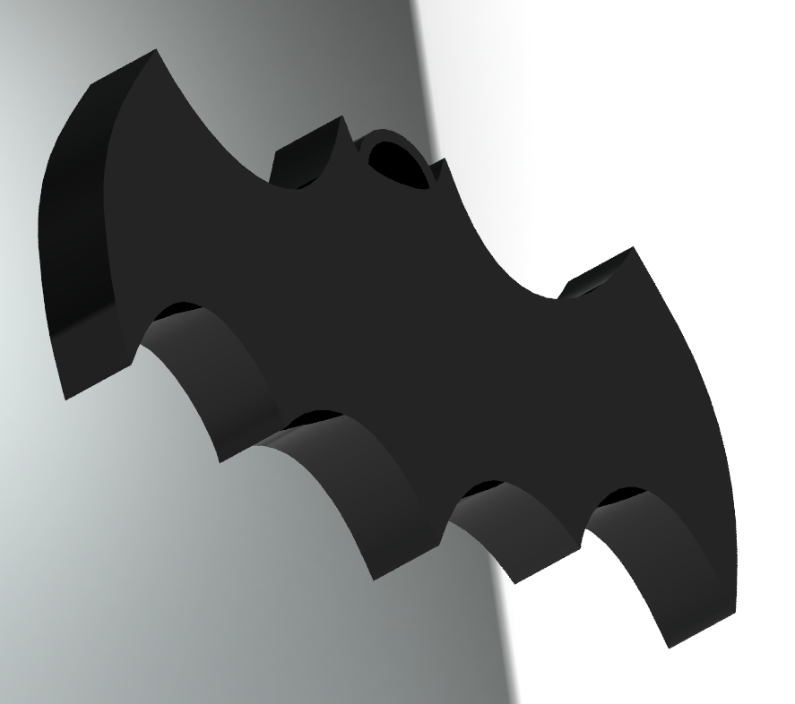 STL file BATMAN 1966'S LOGO・3D print model to download・Cults