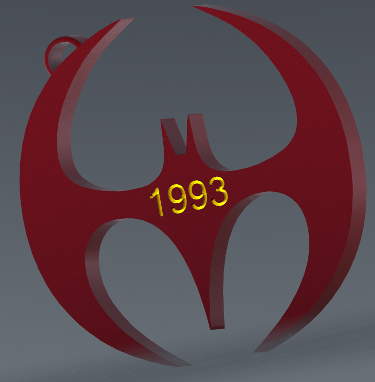 STL file BATMAN 1993'S LOGO・3D print model to download・Cults