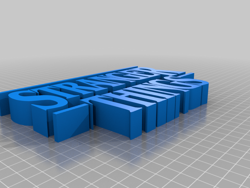 Free STL file Stranger Things frame with lights・3D printable model to ...