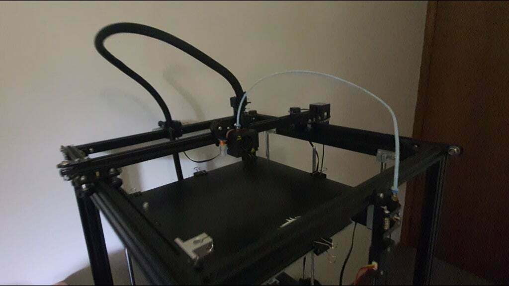 Free STL file Ender 5 PLUS conduit holder (FRONT MOUNT EXTRUDER) ・Model ...