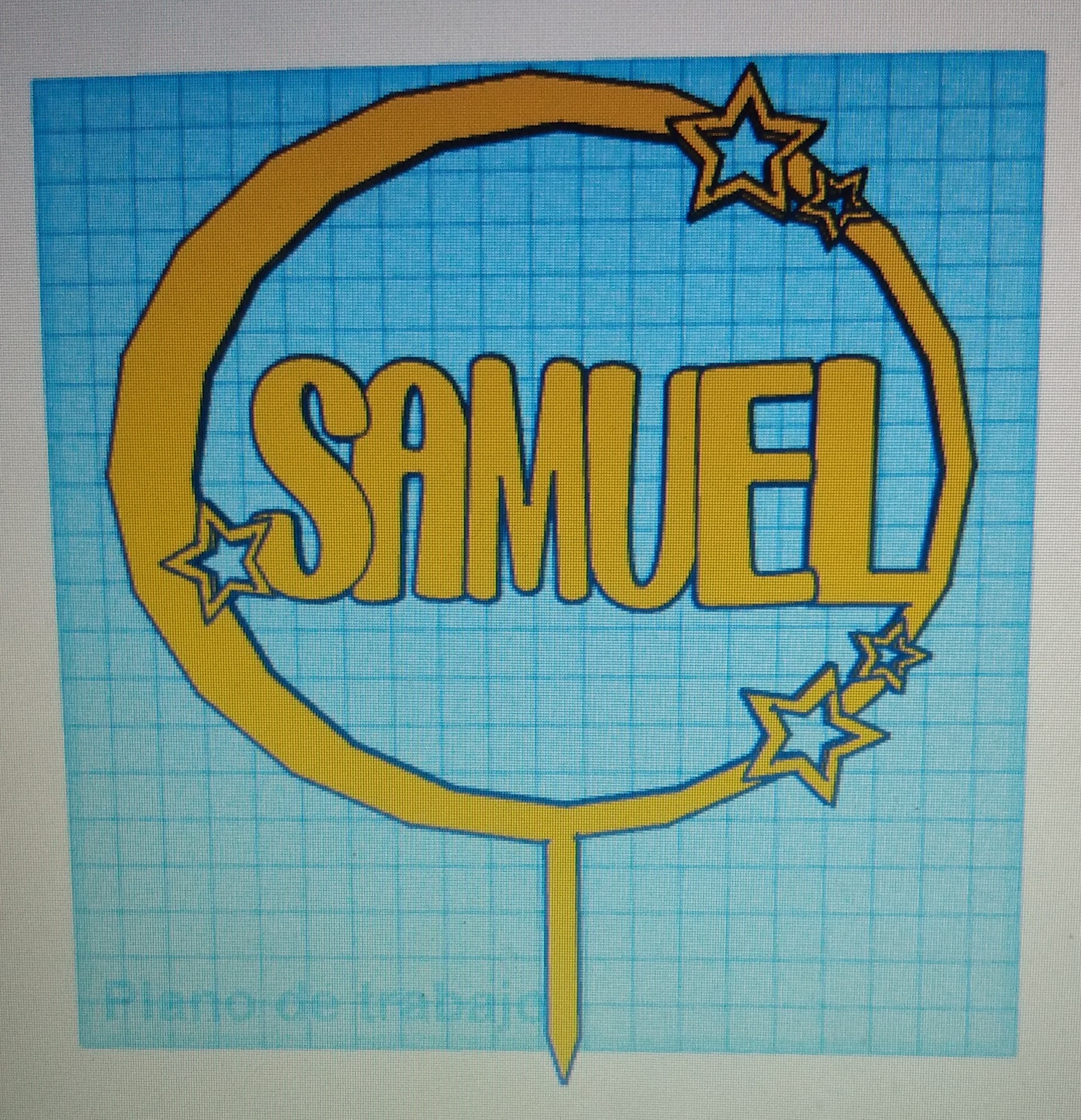 Free STL file samuel cake topper 🍰・Design to download and 3D print・Cults