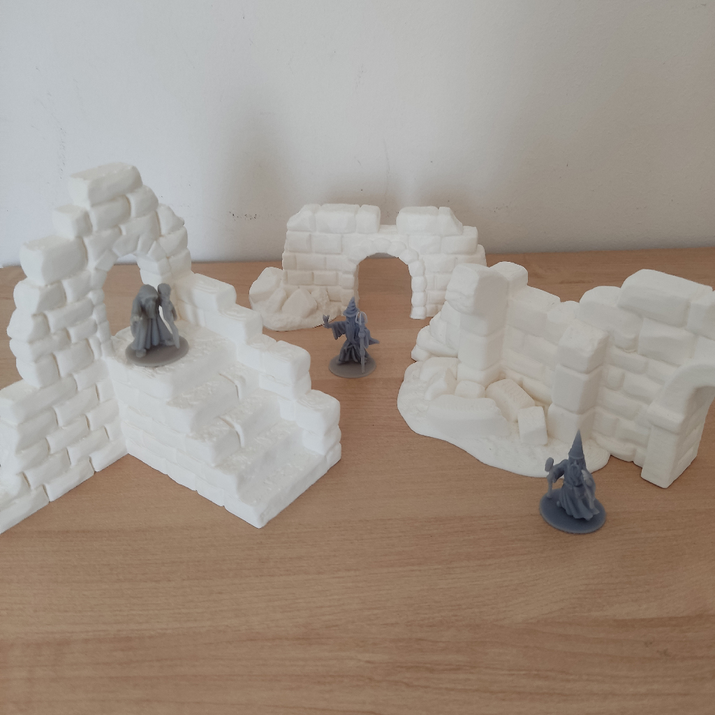 STL file WALL RUINS 🎲・3D printer design to download・Cults