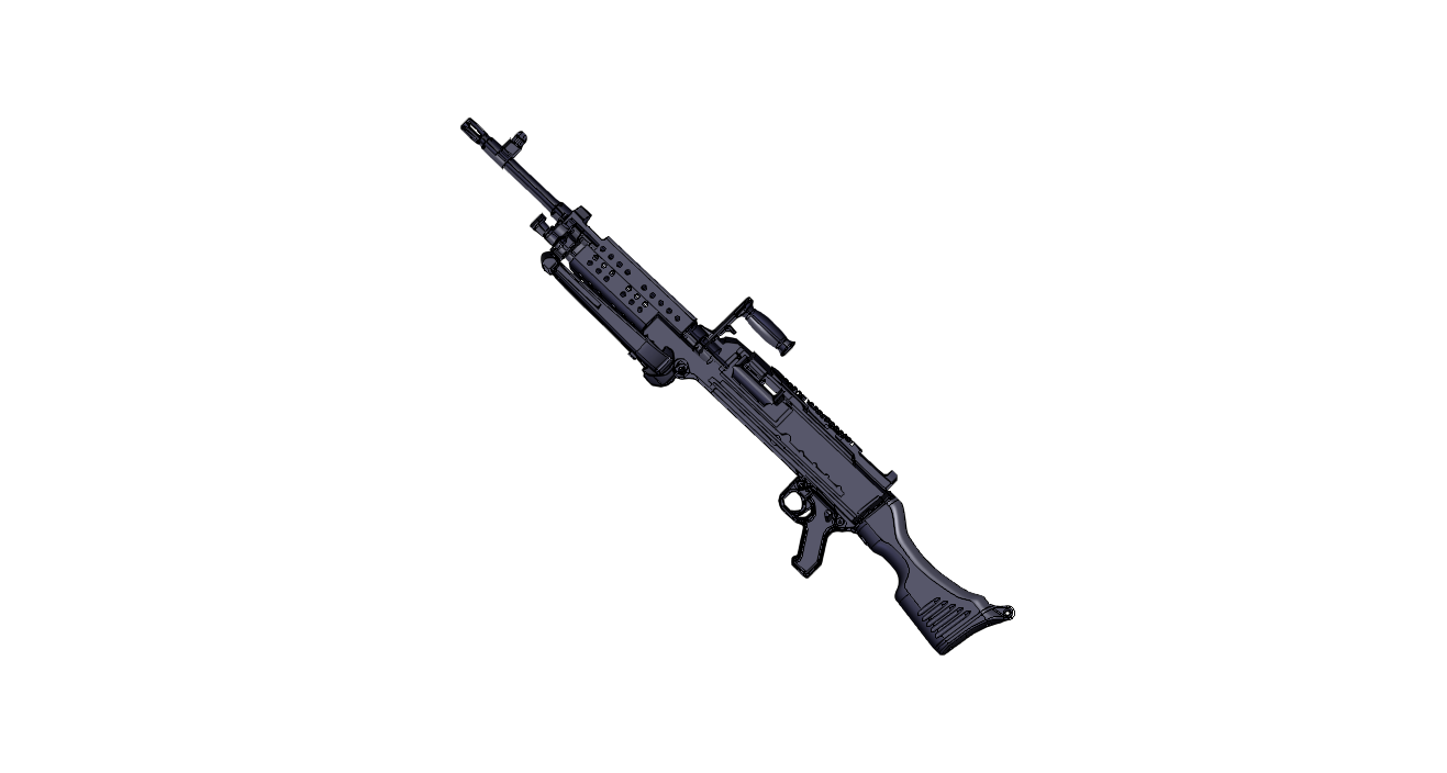 Free STL file M240 Machine Gun 🔫・3D print design to download・Cults