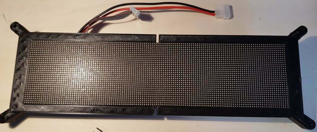 Free STL file DMD mount for dual P2.5 64x32 displays・Template to ...