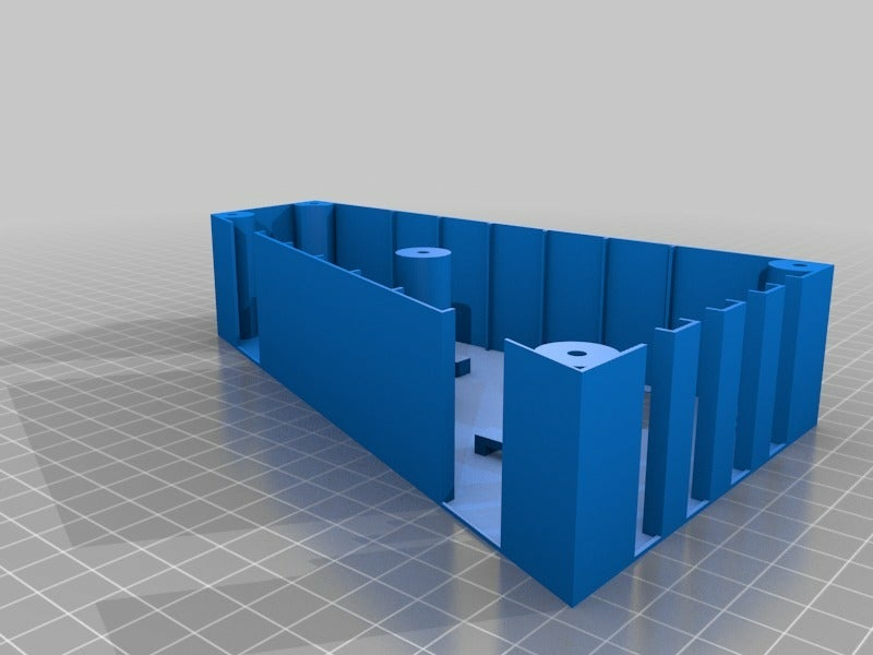 Free STL file Geeetech Prusia i3B cable box・3D printing template to ...