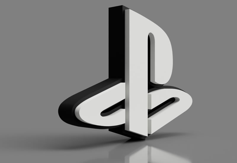 3D file Lamp with PS logo・3D printable model to download・Cults