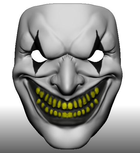 OBJ file Jester Mask 🃏・3D printing idea to download・Cults