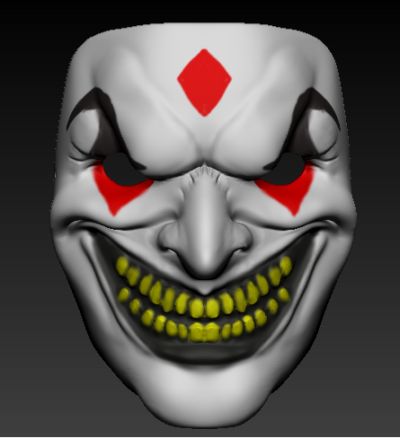 STL file 3 Jester Mask (smile, neutra, mad) 🃏・3D print design to ...