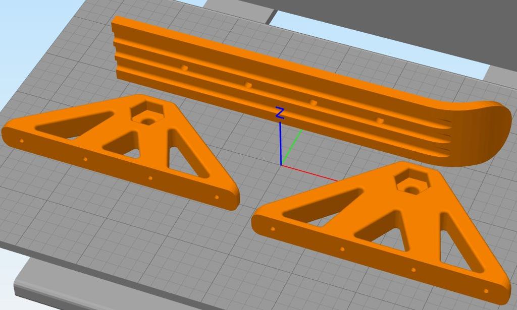 Free 3D file RC Snow Ski - 12mm Hex・3D print design to download・Cults