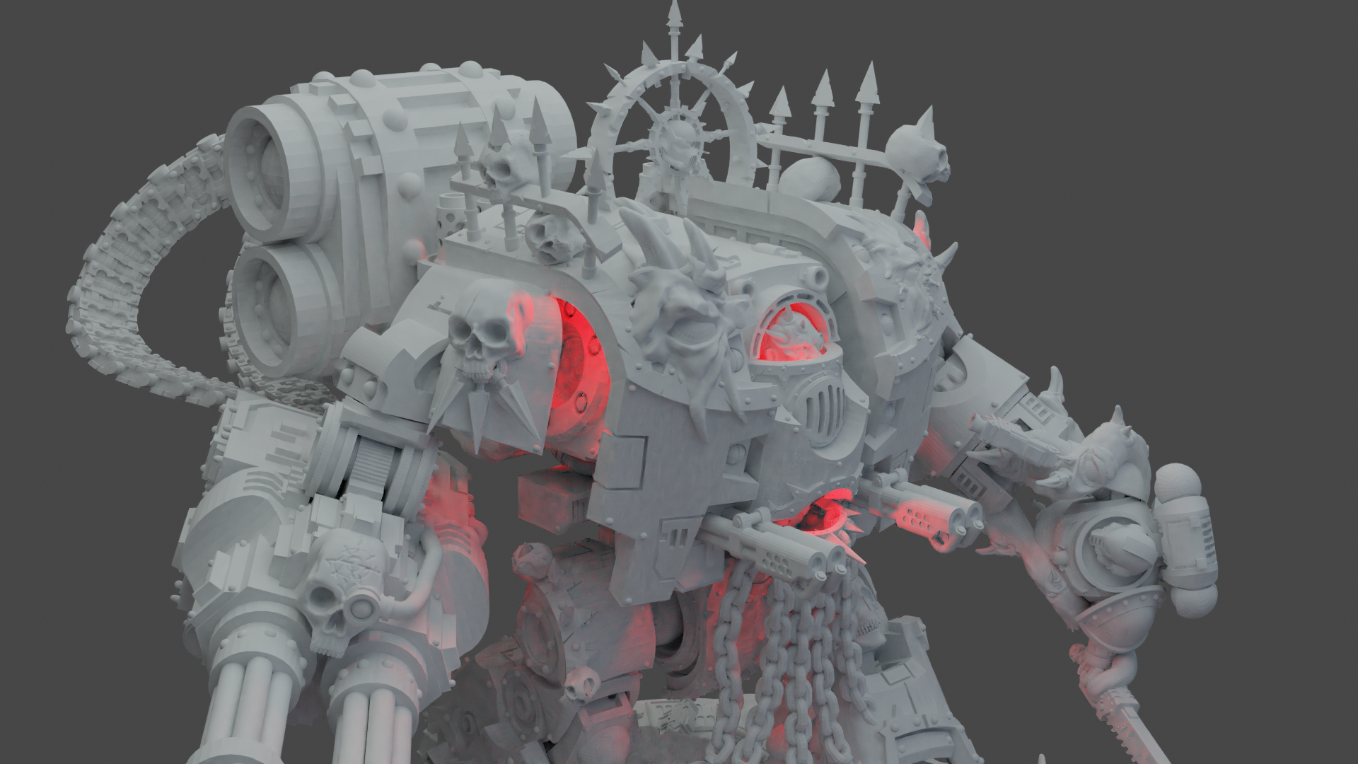 Free 3D file CHAOTIC COFFIN ROBOT・3D printing design to download・Cults