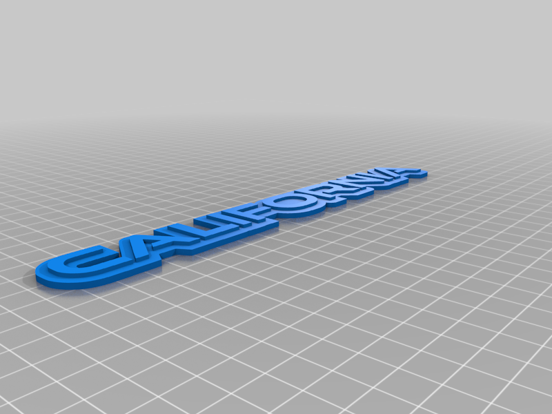 Free STL file VW California Logo・3D printable model to download・Cults