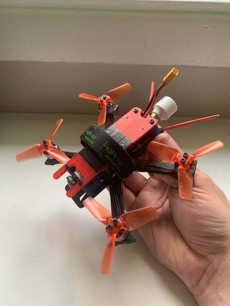 Free STL file 130mm Quadcopter・Template to download and 3D print・Cults