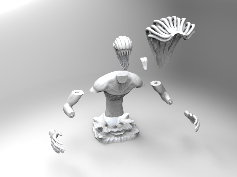 Файл 3D JUJUTSU KAISEN - RIKA・Идея 3D-печати для скачивания・Cults